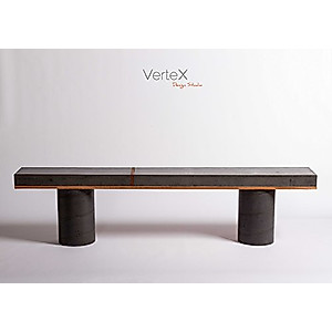 Concrete Black Bench