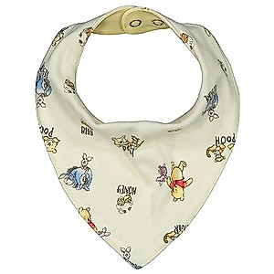 Disney Winnie the Pooh Sleep N' Play Bib Blanket and Burp Cloth 4 Piece Set 0-6 Months