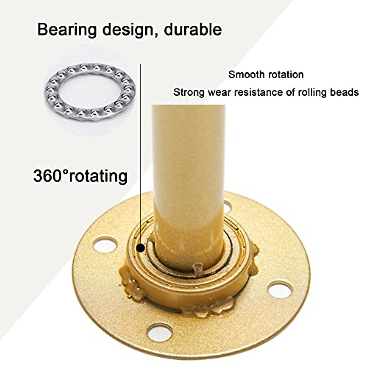 Household Products Floor-Standing Rotating Clothing Rack,Commercial Round Clothing Hanging Rack,Retail Display Heavy Clothes Garment Rack for Boutiques and Laundry Room