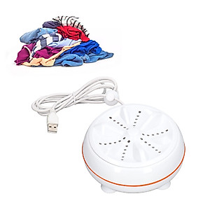 Mini Washing Machine, Portable Turbo Washer Turbine Sterilizes Compact Dishwashers with USB Suitable for Business Travel College Room Apartment Camping Trip Cleaning Sock Underwear