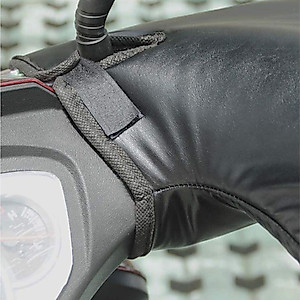 LIOOBO Handlebar Mitts,1 Pair Windproof Winter Warmer Scooter Gloves - Pogies Mittens for Motorbike Motor Bicycle Cycling