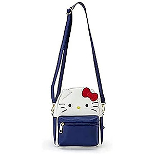 ALORVE Anime Cute Cartoon Bag Cosplay Shoulder Bag Backpack Handbag PU Schoolbags for Kids Girls Fans(Navy Blue)