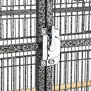 Topeakmart 63-Inch Wrought Iron Large Parrot Bird Cage Cockatiel Conure Mid-Sized Parrot Cage