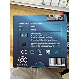 Beavo Boomerang Ball: Hover Ball Toy, Blue, 6+, USB Charging, Includes USB Cable