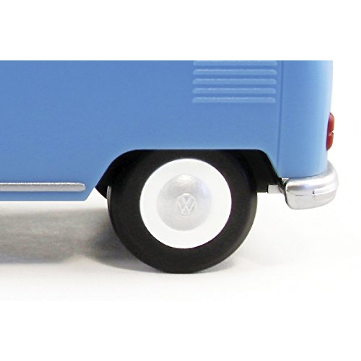 BRISA VW Collection - Volkswagen Samba Bus T1 Camper Van Portable Bluetooth Speaker, Wireless/Cordless with Great Sound Quality & Unique Design (Scale: 1:20 / Blue & White)