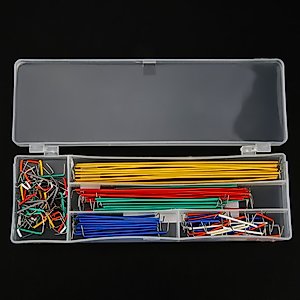 140pcs U Shape Solderless Breadboard Jumper Cable Wire Kit Box for DIY Shield Arduino and Raspberry Pi