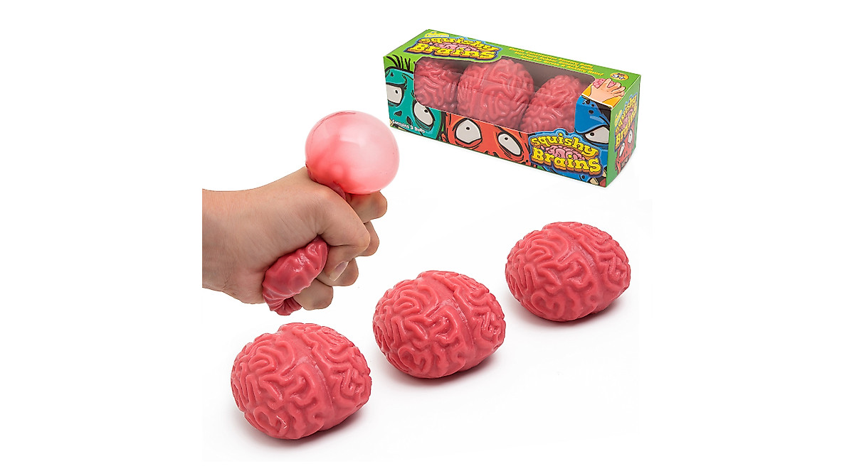 IPIDIPI TOYS Squishy Brain Fidget Balls - Holiday Fun