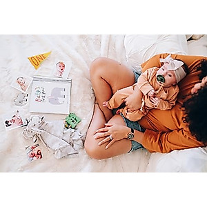 Lucy Darling Little Animal Memory Book, First 5 Years Baby Book & Photo Album, Gender Neutral Baby Scrapbook Album, Unique Keepsake Baby Books, Newborn Milestone Diary, Busy Parents & New Mom Gifts