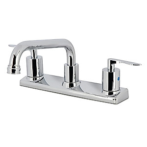 Kingston Brass FB2131SVL Serena 8" Centerset Kitchen Faucet, Polished Chrome