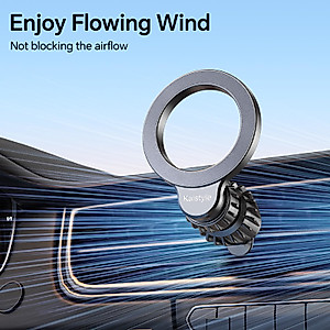 for iPhone Magsafe car Mount Vent【20 Strong Magnets 】Magnetic Phone Holder for Car Vent Cell Phone Holder Car Mount, Hands Free Car Phone Holder for Car for iPhone 15 14 13 Pro Plus Max Mag Safe Case