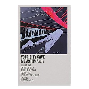 Your City Gave Me Asthma by Wilbur Soot Canvas Poster Bedroom Decor Sports Landscape Office Room Decor Gift Unframe-style112×18inch(30×45cm)