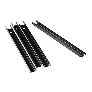 Hirsh Lateral Metal File Cabinet 30" W 2 Drawer Set Black with Front/Back Rails
