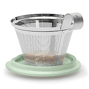 Tea Forté Kati Cup Fleur | Mug Removable Stainless Steel Infuser Cup | Quality Porcelain | 350 ml