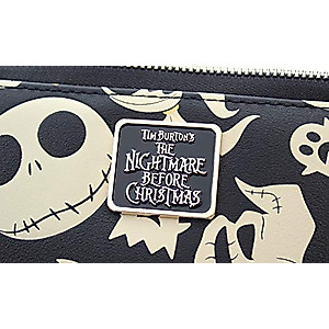 Disney Nightmare Before Christmas Jack Skellington Zero Oogie Boogie Full Zip Wallet