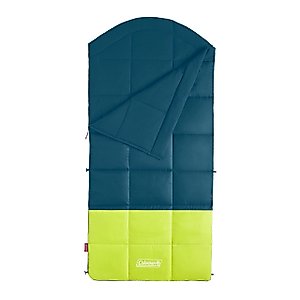 Coleman Kompact Sleeping Bag, Indoor/Outdoor Lightweight Sleeping Bag for Adults, 20°F/30°F/40°F Options for Camping, Hiking, Backpacking with Included Compression Sack; Big & Tall