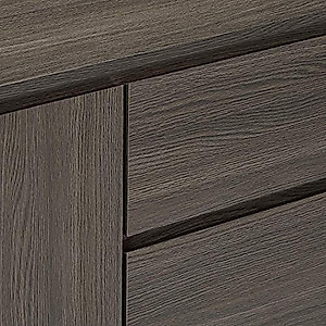 Kings Brand Furniture – Wood Buffet Server Cabinet Console Table, Oak Gray