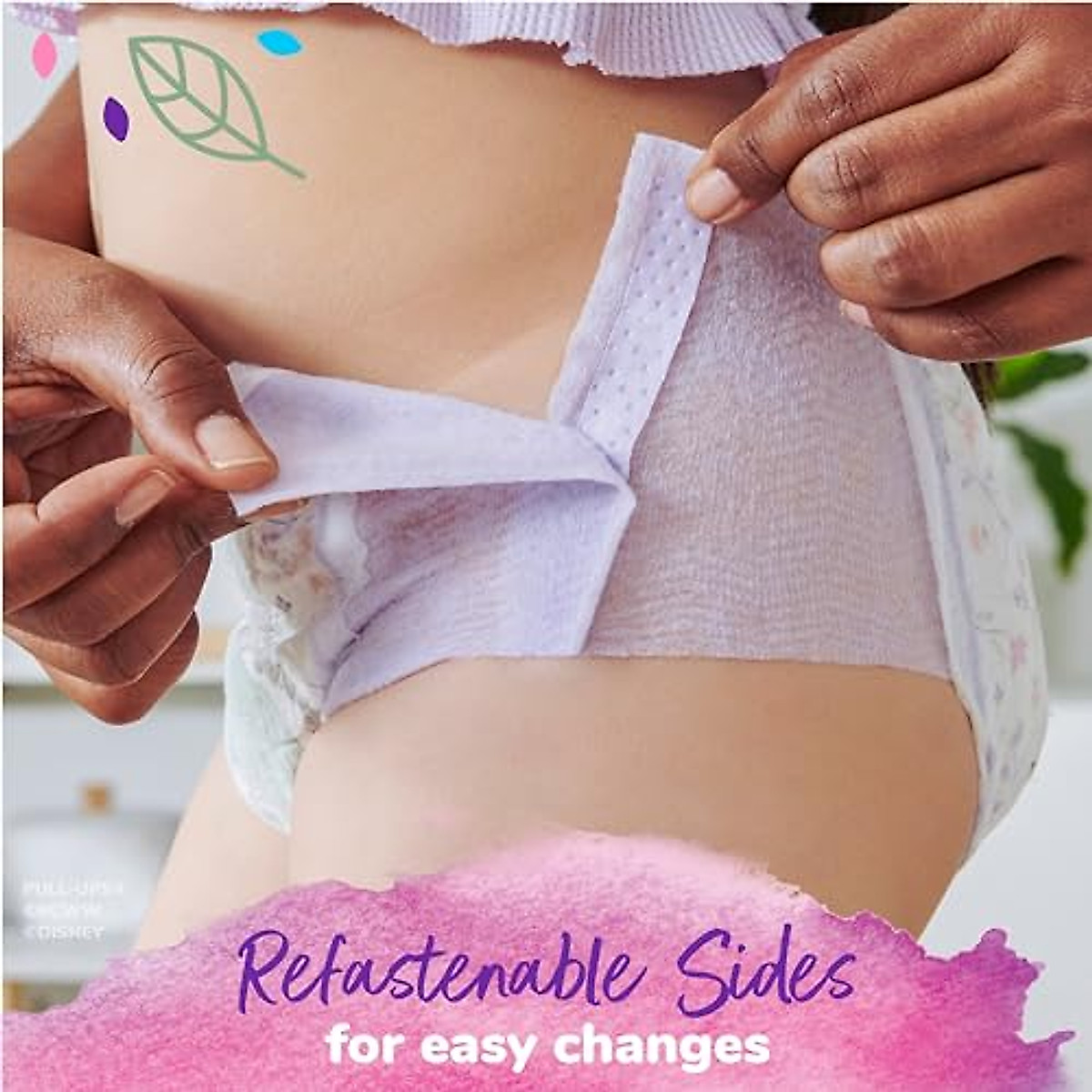 Pull-Ups New Leaf Girls' Disney Frozen Potty Training Pants, 3T-4T (32-40 lbs), 112 Ct (4 packs of 28), Packaging May Vary