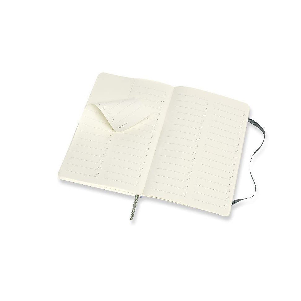 Moleskine PRO Notebook, Soft Cover, Large (5" x 8.25") Professional Project Planning, Forest Green, 192 Pages