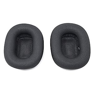 Zotech Replacement Leather, Memory Foam and Magnet Ear Cushions Ear Pad Covers for AirPods Max Headphones (Black)