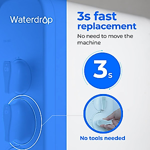 Waterdrop WD-G3-CF Filter, Replacement for WD-G3-W, WD-G3P600 and WD-G3P800-W Reverse Osmosis System, 6-month Lifetime, 2-Pack