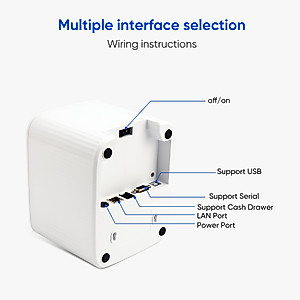 Topwise Thermal USB Receipt Printer, Monochrome, 80mm Print Width, Model PR800