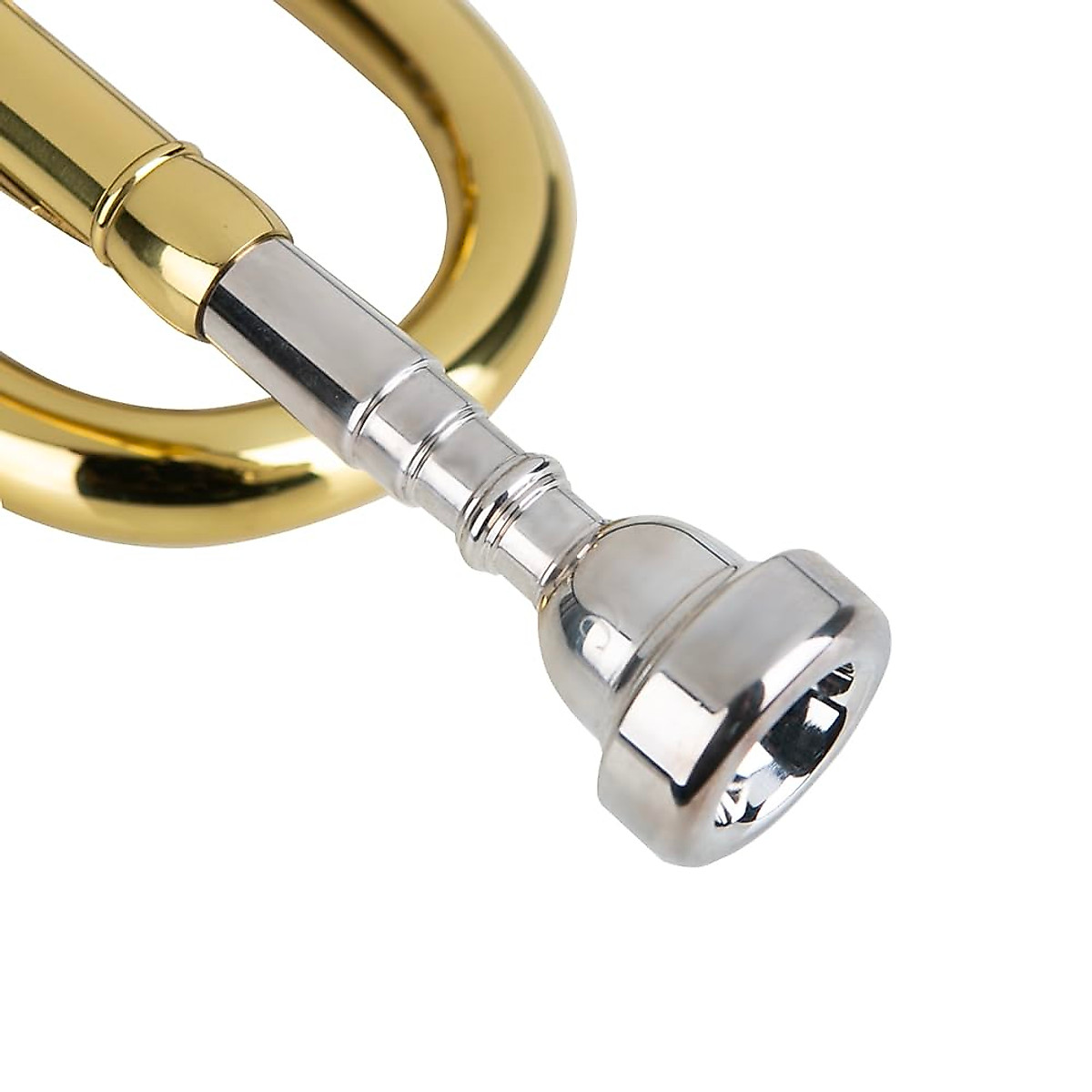 Glory Silver Plated Bb Trumpet Mouthpiece,7c
