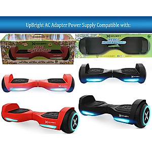 UpBright AC Adapter Compatible with X Hover-1 Rebel H1-REBL 25.2V 2.0Ah Li-ion Battery Hover board Electric Scooter DSA-REBL-BLK XHover-1 HLT-118A-2940400U FY0132940400 CP294040A 29.4VDC Power Charger
