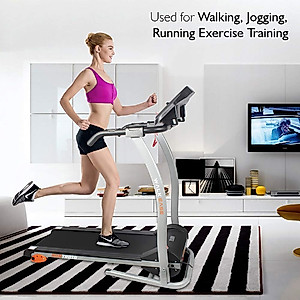 Hurtle Electric Folding Treadmill Exercise Machine - Smart Compact Digital Fitness Treadmill Workout Trainer w/Bluetooth App Sync, Manual Incline Adjustment, for Walking, Running, Gym HURTRD18