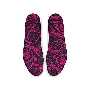 Nike Men's Lebron XVIII Low Neon Light Fireberry/Blk-Lt Blue Fury (CV7562 600) - 9.5