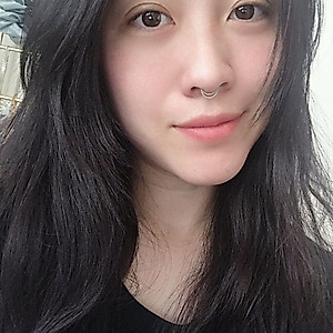 SERYNOW Nose Ring Hoop 20g 316L Surgical Steel Monn Nose Rings Body Piercing Jewelry for Women Girls