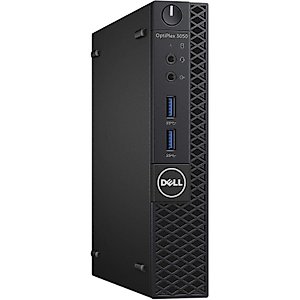 Dell OptiPlex 3050 | Intel 7th Gen i7-7700T (Quad Core 2.9GHz) | 16GB DDR4 | 256GB Solid State Drive SSD | Win 10 Pro | Micro Tower (Renewed)