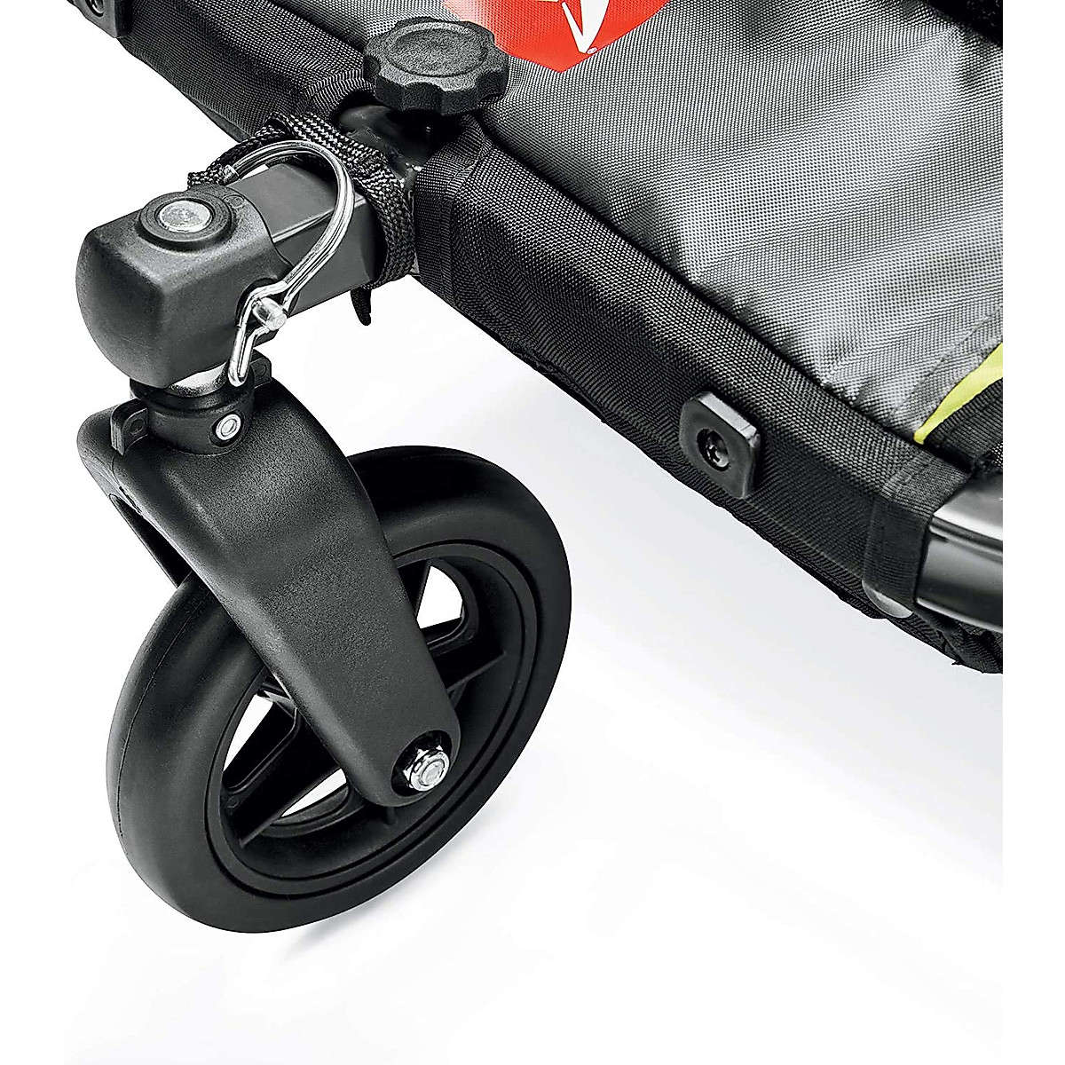 Allen Sports Deluxe Steel 1-Child Bicycle Trailer and Stroller, Green