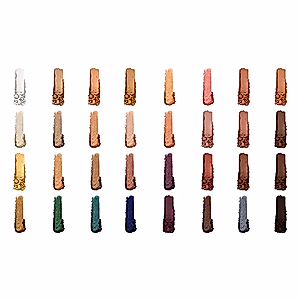 wet n wild Artistry Eyeshadow Makeup Palette Wild Heart, 32-Piece Makeup Set, Highly-Pigmented Matte, Shimmer, Metallic Finishes, Long Lasting, Blendable, Make Up Eye Shadows Cosmetics