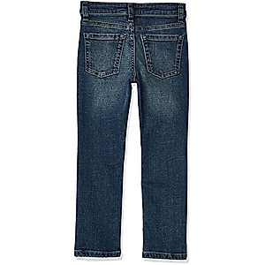 Amazon Essentials Boys' Stretch Slim-Fit Jeans, Medium Wash, 10 Slim