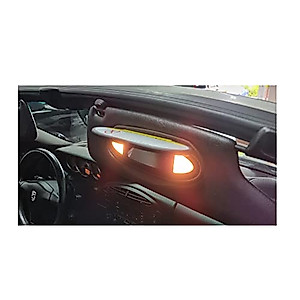 Replacement Sunvisor Vanity Mirror Cover for Porsche 996, 997, 987 Boxster, Cayman