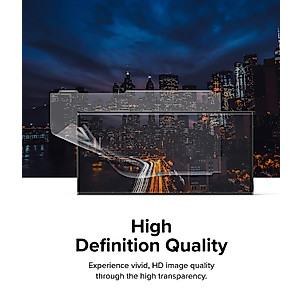 Ringke Dual Easy Wing [2 Pack] Compatible with Samsung Galaxy S23 Ultra 5G (2023), Premium Full Cover Film Case Friendly Screen Protector with Easy Application Kit