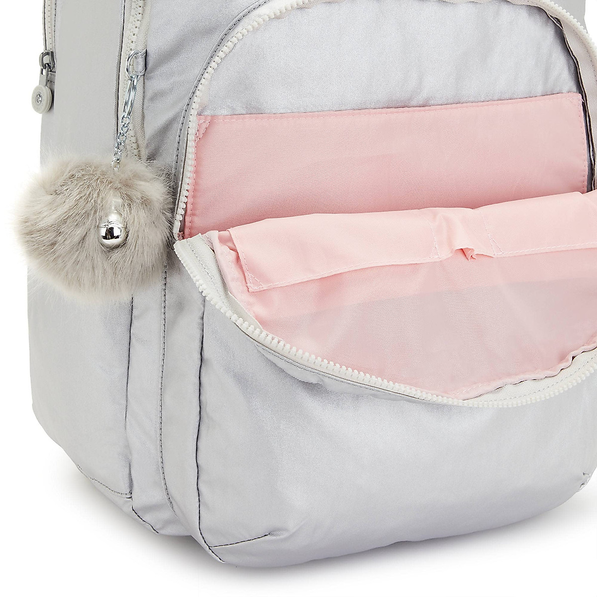 Kipling Seoul Extra Large Metallic 17" Laptop Backpack Candy Metallic