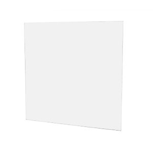 Acrylic Clear Plexiglass Cast Sheet 1/4" x 24" x 24" Nominal