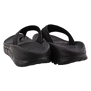 Hoka Ora Recovery Womens Shoes Size 8, Color: Black/Dark Gull Gray