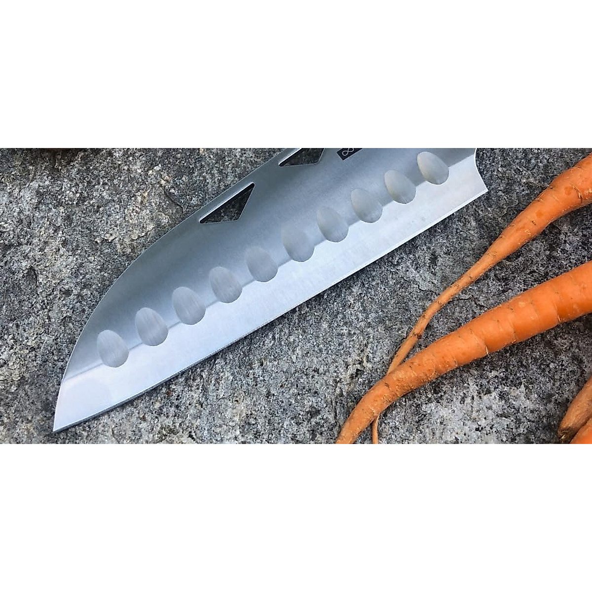 nCamp Food Prep Folding Knife - Premium Chef and Santuko Folding Knife Bundle, Premium-Quality,Compact Outdoor Cooking Knife with 9CR18MOV Steel Blade, wood handle for a comfortable secure grip