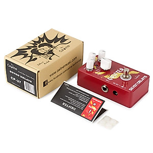 Caline Reverb Digital Seven Delays CP-37 Guiter Effect Pedal with True Bypass