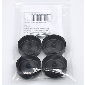 Pine Derby Car BSA Speed Wheels and Axles Kit | Professionally Lathed | Pinewood Car Wheels