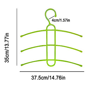 Fabric Storage Containers with Lids Multiple Shirt Hangers in One Space Saving Plastic 5 Pack Durable Multi Functional Non Slip Clothes Hangers Closet Drop Front Box Sweater (Coffee, One Size)