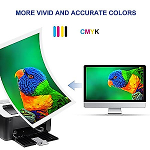 CoYlBod Compatible Regular Dye Printing Refill Ink Bottle Replacement for HP 711 711XL Dwsignjet T120 T520 Printers, Use for Refillable Cartridges or CISS, 4-Color Black, Cyan, Magenta, Yellow