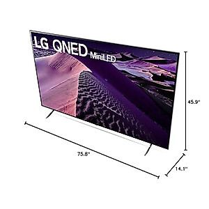LG QNED85 Series 86-Inch Class QNED Mini-LED Smart TV 86QNED85UQA, 2022 - AI-Powered 4K , Alexa Built-In, Grey