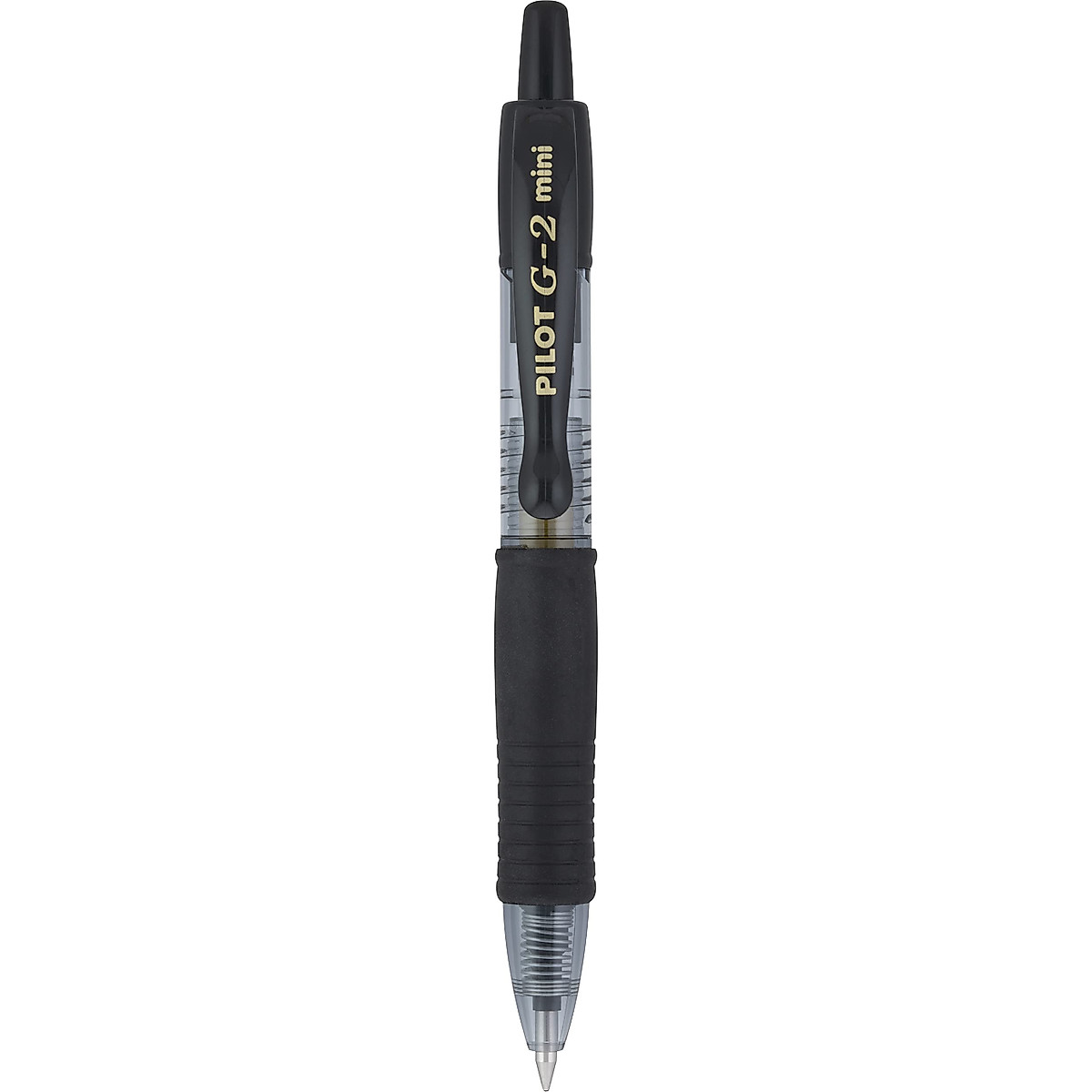 PILOT G2 Mini Premium Retractable Gel Roller Pen, Fine Point, 0.7mm, Black Ink, 6 Count