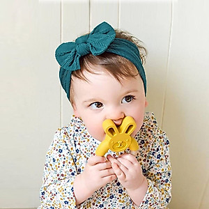 10 PCS Baby Headbands Nylon Hairbands with Bows for Newborn Infant Girl Toddler Kids Handmade Hair Accessories