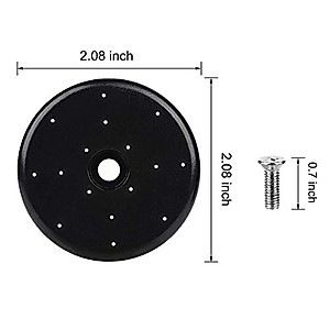 KWODE Pre-rinse Spray Valve Repair Kit for All Commercial Sink Sprayer Spray Face Bumper and Screw Repair Part Black