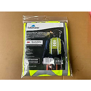Salzmann Reflective Backpack Cover | High Visibility, Waterproof & Weatherproof | Ideal for Cycling, Running & Hiking | Made with 3M Scotchlite