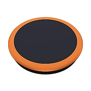 Orange Black Phone Popper PopSockets Swappable PopGrip